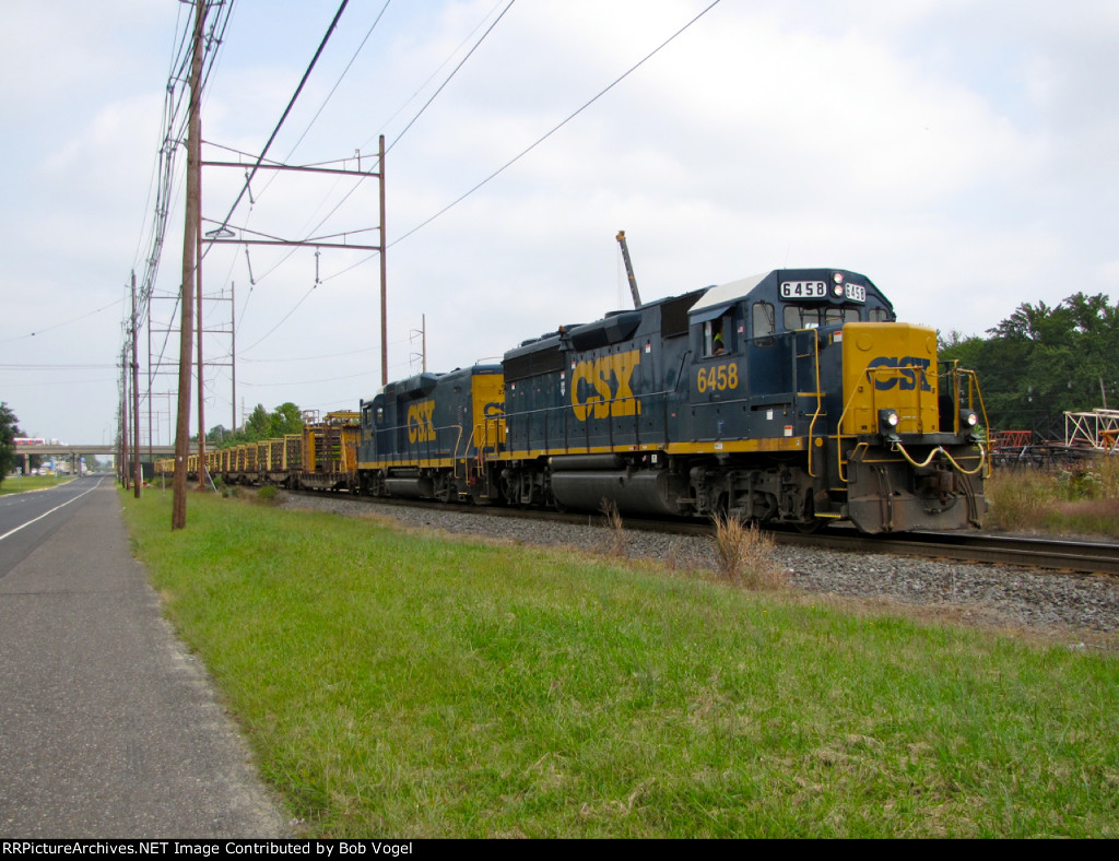 CSX 6458 and 2246